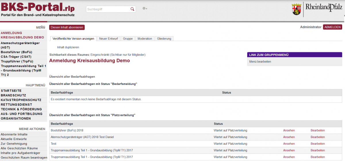 Kreisausbildungsmodul (BKS-Portal.rlp) | BKS-Portal.rlp